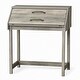 Modern Farmhouse Secretary Desk, Rustic Gray Finish - Bed Bath & Beyond ...