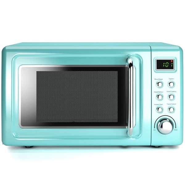 turquoise microwave