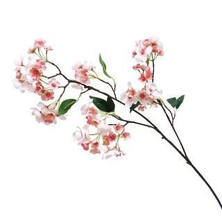 Set of 2 Blush Pink Artificial Japanese Sakura Cherry Blossom Flower ...