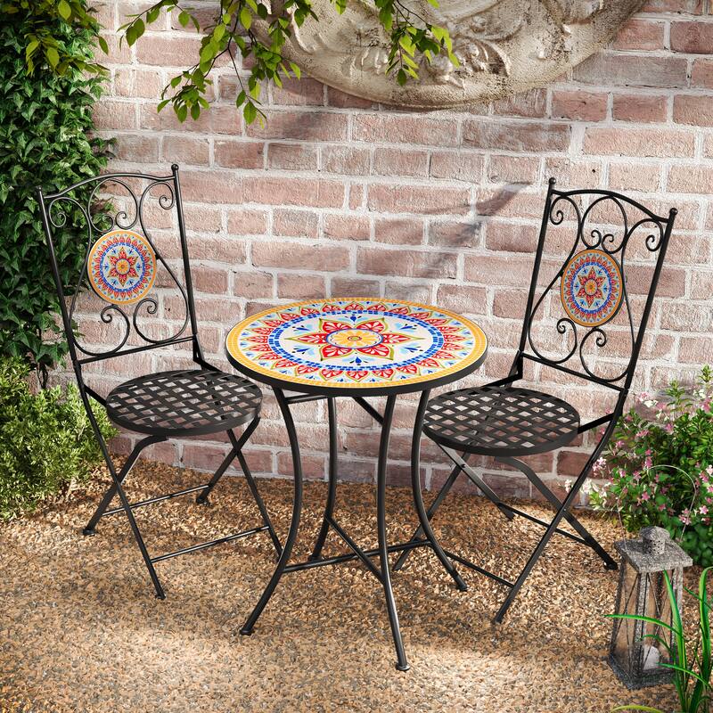 Christopher Knight Home Victoria's Elegant Patio Bistro Set - Overstock ...