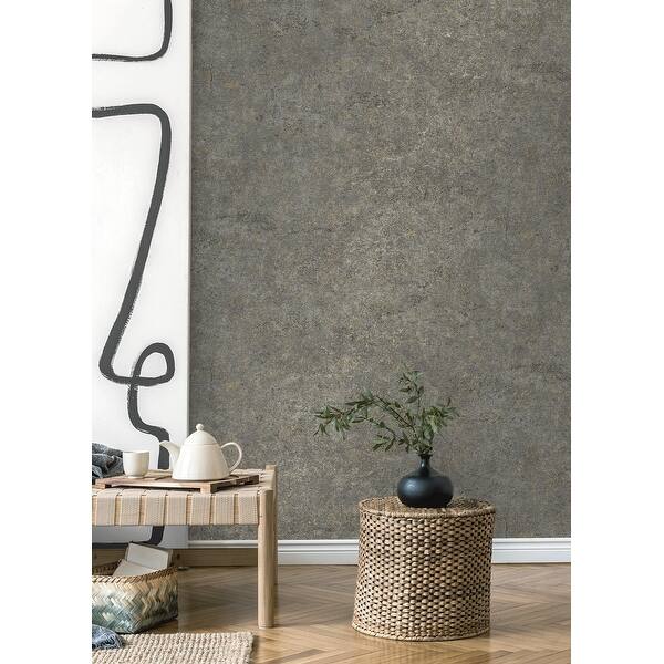 Garfield Gilded Texture 33' L X 21" W Wallpaper Roll - Bed Bath ...