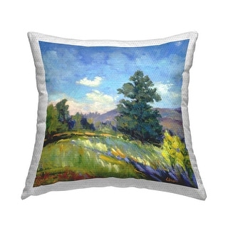 Stupell Rural Nature Landscape Printed Outdoor Throw Pillow Design by ...