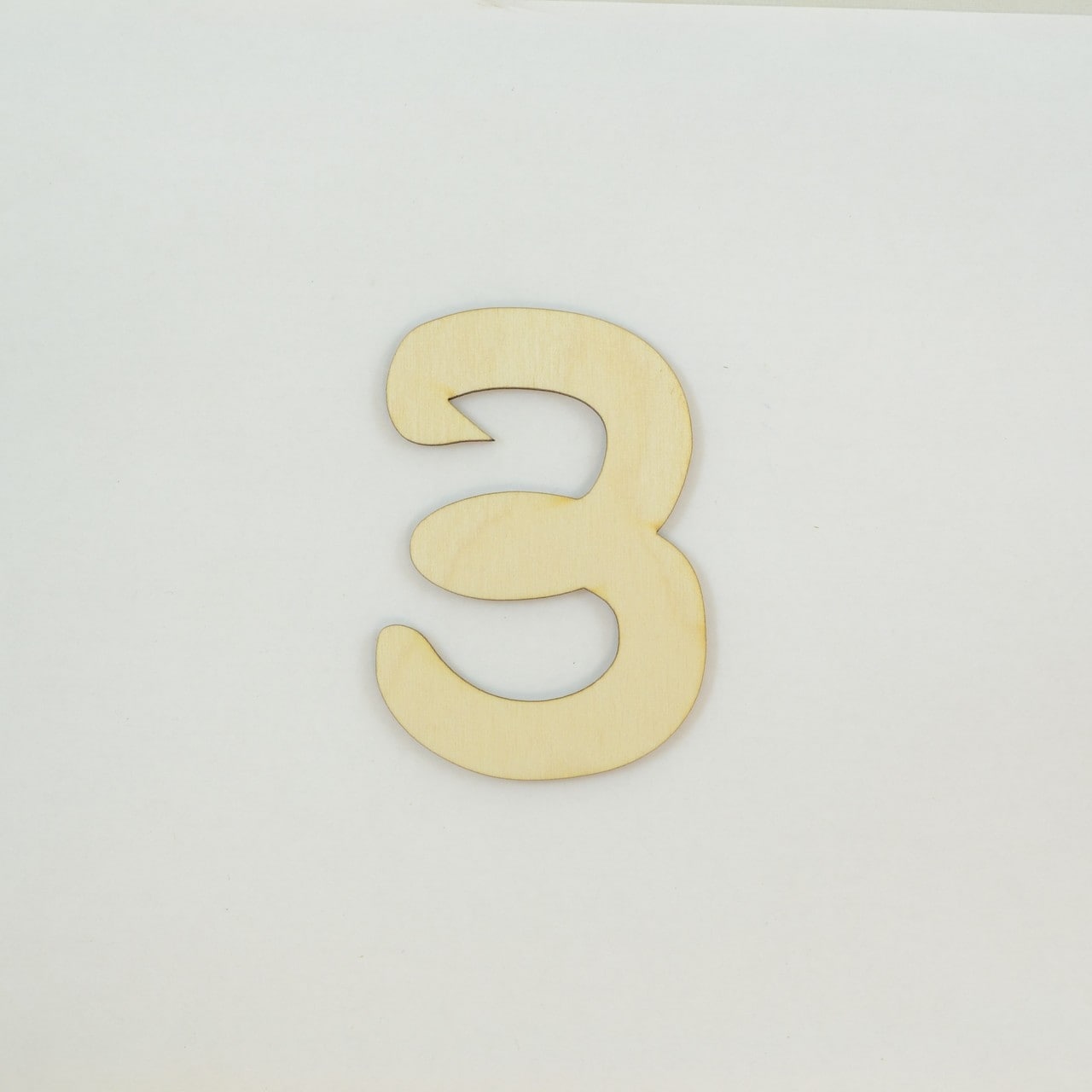 1 Pc, 10 Inch X 1/8 Inch Thick Walt Disney Numbers 3 For Kids ...