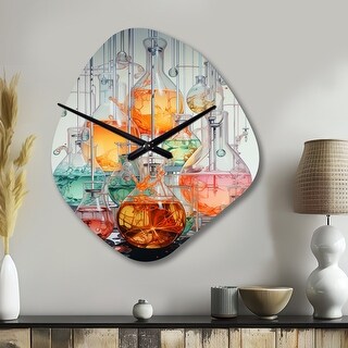 Scientist S Domain Laboratories I - Laboratories Wall Clock in ...