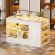 Closet Island with Drawers, Makeup Vanity Storage Island Dressing ...