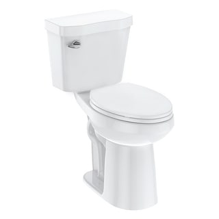 Senfot Two-Piece Toilets, 1 Set Ceramic + Plastic Lid Raised Toilet ...