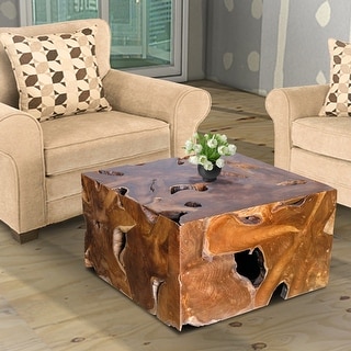 Casual Elements Solid Teak Root Coffee Table - Bed Bath & Beyond - 40267888