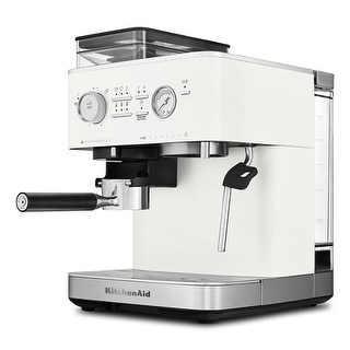 KitchenAid Semi Automatic Espresso Machine with Burr Grinder, KES6551 ...