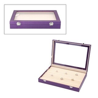 Shop LC Leatherette Anti Tarnish Lining Ring and Earring Box Mothers ...