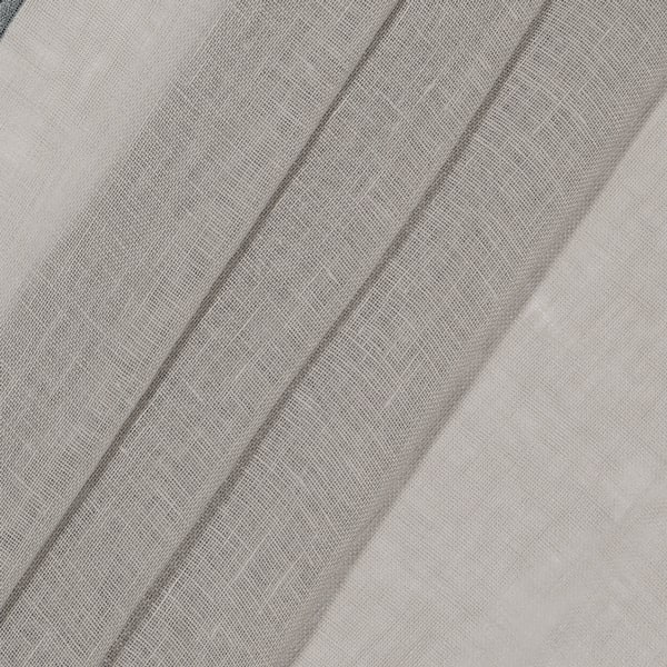 Fieldcrest Luxury Linen Border Stripe Sheer Rod Pocket Back Tab Single ...