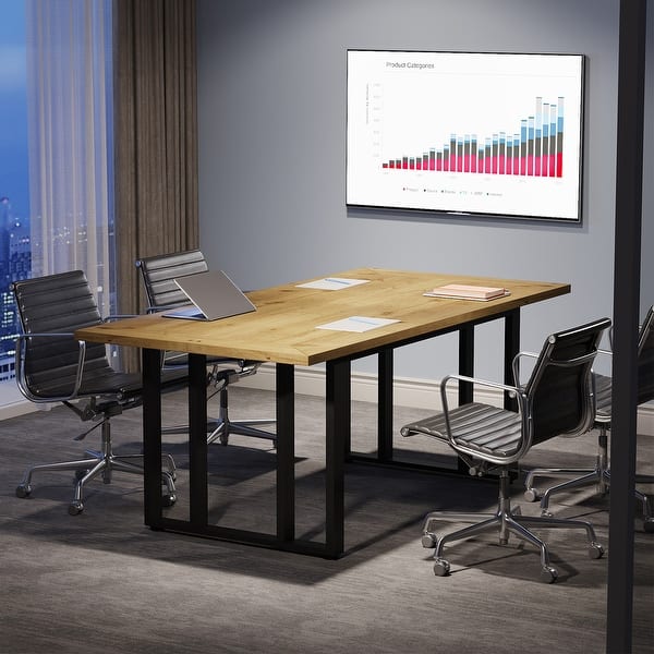 55 inch Office Desk Conference Room Desk Writing Desk Computer Desk for ...