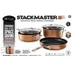 Gotham Steel Stackmaster 5 Piece Copper Space Saving Nonstick Cookware ...