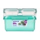3-Piece Airtight Food Storage Container Set with Locking Clips ...
