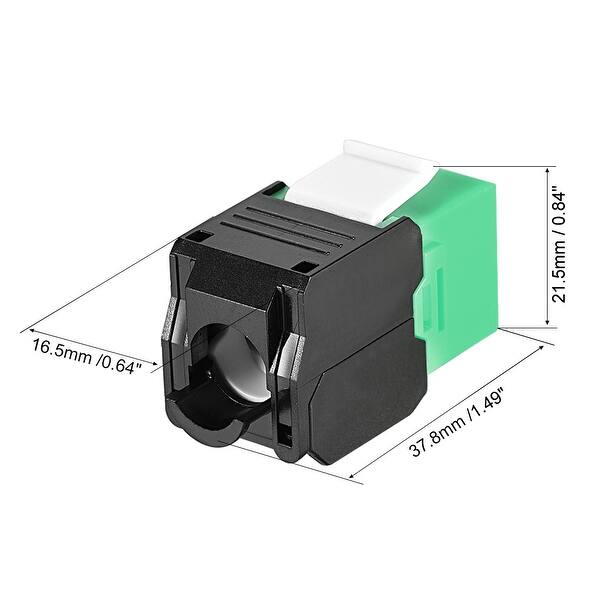 RJ45 Cat6A Network Module Connectors Ethernet Wall Jack Couplers 2pcs ...