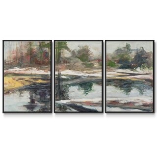 Quiet Reflection - Multi Piece Framed Canvas - Bed Bath & Beyond - 39843131