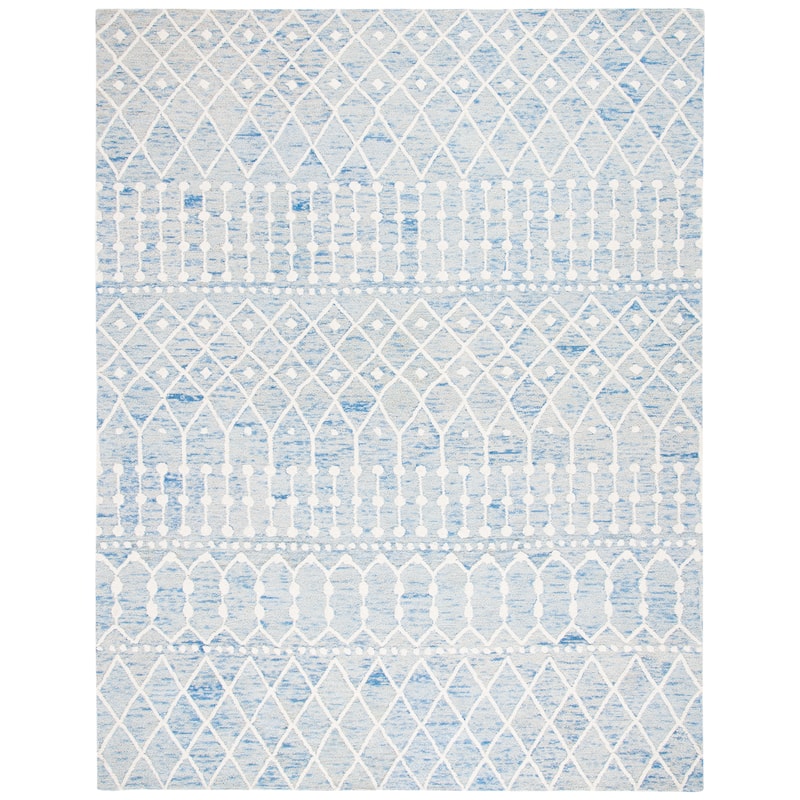 SAFAVIEH Handmade Blossom Orit Moroccan Wool Rug - Overstock - 40450532