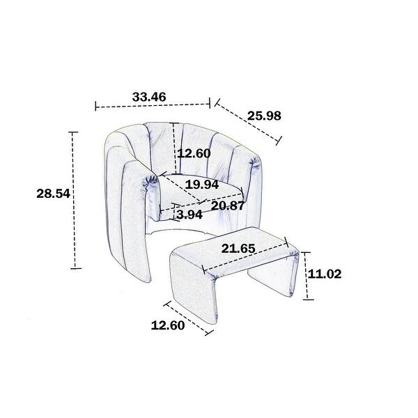 Black Concave-type Computer Chair Sofa Office Chair Sofa Modern Barrel ...