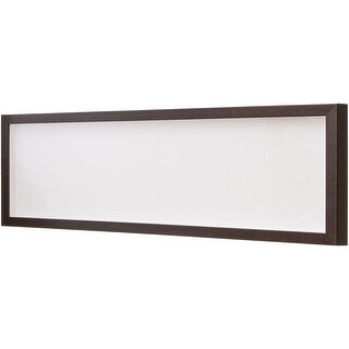 16x40 Brown Walnut Shadow Box Frame | 3/4" of Depth | Includes Hardware ...