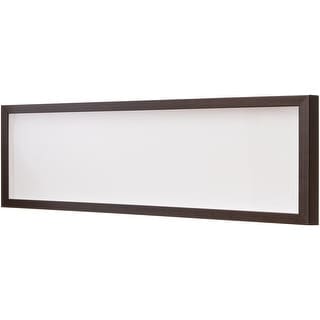 4x12 Brown Walnut Shadow Box Frame | 3/4" of Depth | Includes Hardware ...