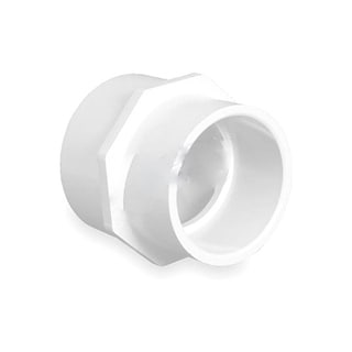 4 in. White Round PVC Sewer to ABS Long Bushing - Bed Bath & Beyond ...