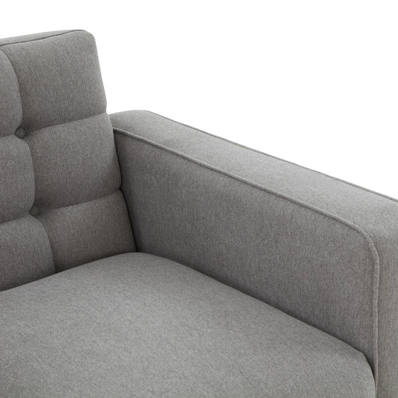 SAFAVIEH Couture Bradson Tufted Back Accent Chair - 33 IN W x 33 IN D x ...
