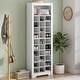 Modern Shoe Cubby Console with 30 Compartments, Multi-functional Rack ...