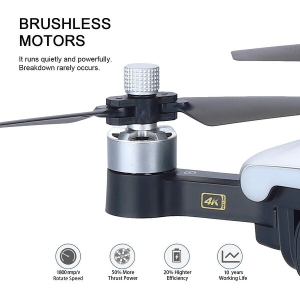Contixo F30 Drone for Adults Kids Wi Fi 4K UHD Camera GPS FPV Quadcopter Brushless Motor Two Batteries Case Included Bed Bath Beyond 32608813