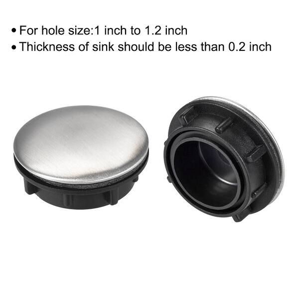 Kitchen Sink Tap Faucet Hole Cover 304 Stainless Steel for Dia 1.2 to 1 ...