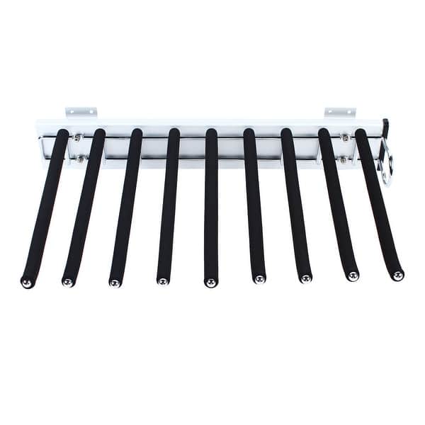 Pull-Out Trouser Rack Closet Pants Hanger with 9 Arms - Bed Bath ...