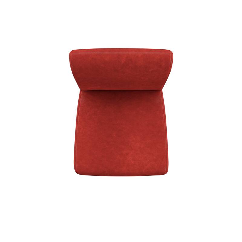 Bennett Red Faux Leather High Back Bar Stools (Set of 2) by iNSPIRE Q ...