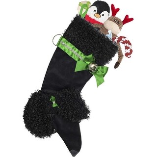 Pronk! - Poodle Black - Realistic Dog Stocking - Bed Bath & Beyond ...