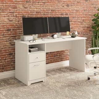 Bush Furniture Cabot 60W Computer Desk with Drawers and Storage - Bed ...