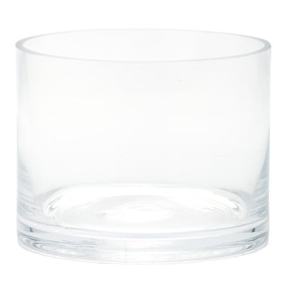5" Clear Cylindrical Handblown Glass Vase - Bed Bath & Beyond - 28682408