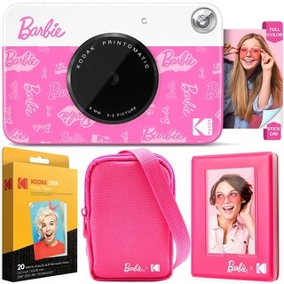 Kodak x Barbie Printomatic Instant Print Camera, Case, Photo Album ...