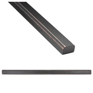 Liso Metal Liner Oil Rubbed Bronze 5/8"x12" ( Set of 5) - Bed Bath ...