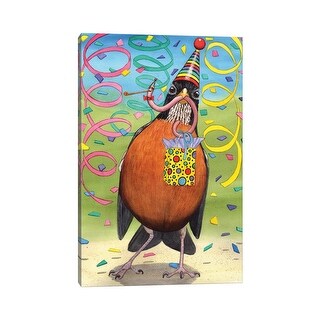 iCanvas "Birthday Robin" by Catherine G McElroy Canvas Print - Bed Bath ...