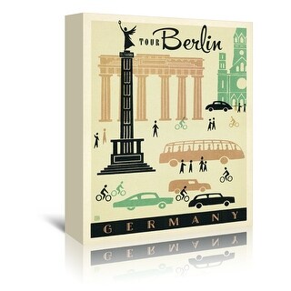 Wt Berlin Mod by Anderson Design Group Wrapped Canvas - Americanflat ...