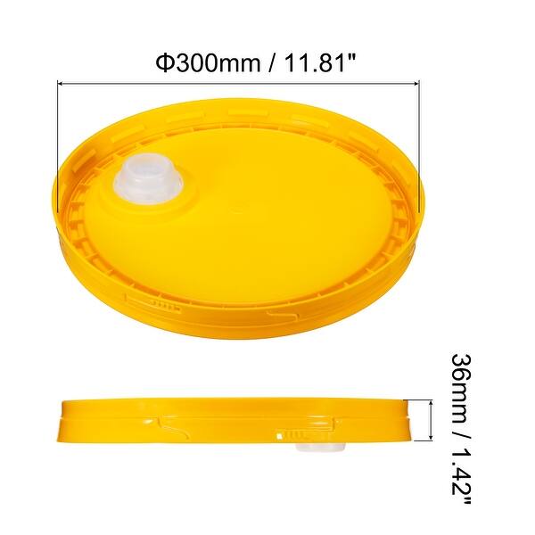 Plastic Paint Pail Lid w Pouring Spout for Bucket Reusable Seal Lids ...