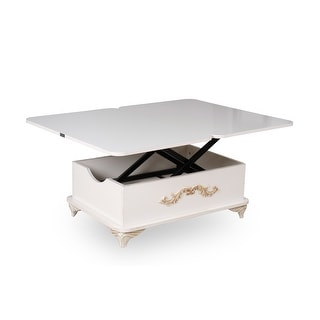 Raik Modern Design Coffee Table, Convertible Lift-up Tables - 40" x 14 ...