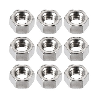 M1.6 x 1.5mm Nickel Plated Internal Threaded Hexagon Hex Nuts DIN 934 ...