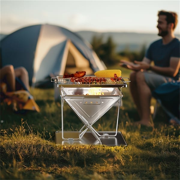 portable fire pit bbq