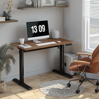 FENGE Electric Memory Height Adjustable Standing Desk Computer Desk ...