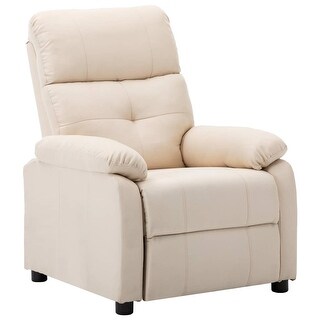 Recliner Cream Fabric - Bed Bath & Beyond - 37582848