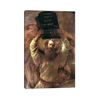 iCanvas "Moses Smashing The Tablets Of The Law, 1659" by Rembrandt van ...