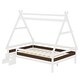 Wood Platform Bed Frame with Stairs, Low Profile and Childlike Fun ...