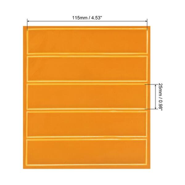 Reflective Stickers, 30in6 Sets 4.5x1 Inch Caution Safety Tape Strips ...