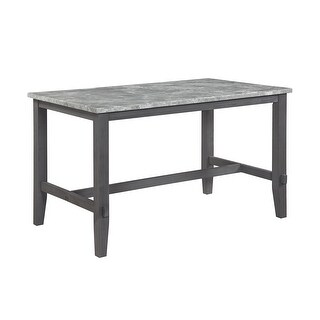 Hudson Marble Counter Height Table - Bed Bath & Beyond - 40918193