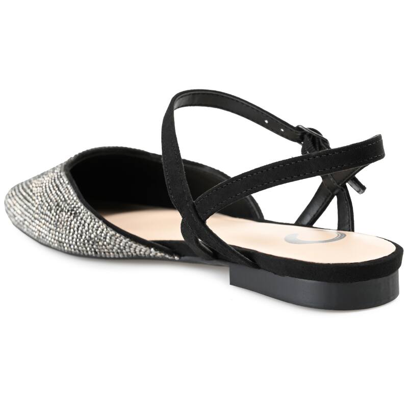 Journee Women's Nysha Evening Dress Flats - Overstock - 43183463