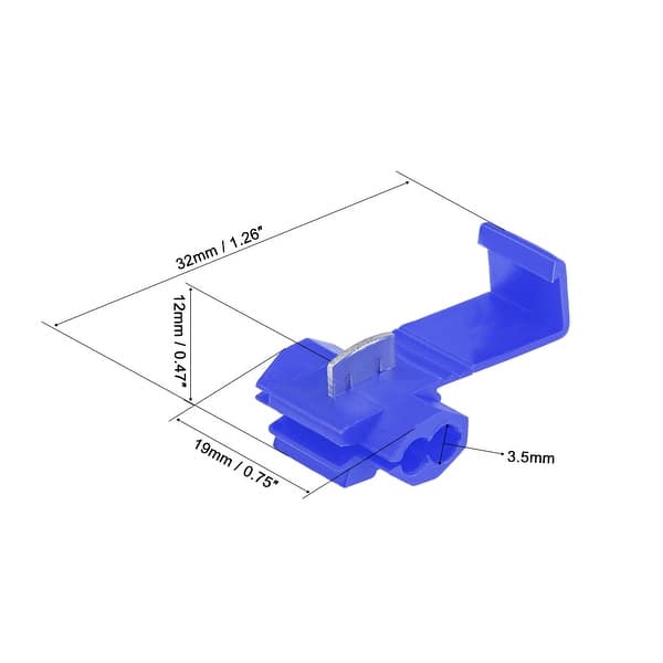 Quick Splice Terminals T-Tap Electrical Wire Crimp Connector AWG18-14 ...