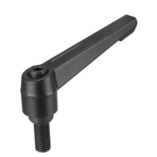 M10 x 20mm Thread Push Button Ratchet Level Adjustable Handle Male Stud ...